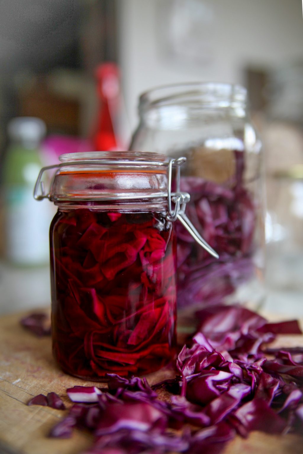 Pickles de chou rouge à l'ancienne - Mes verrines le blog